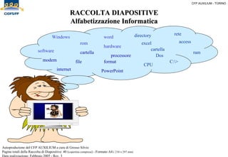 Introduzione all'alfabetizzazione informatica | PPT