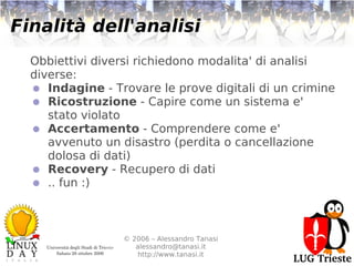 Introduzione all'analisi forense | PDF