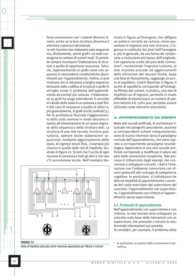Introduzione Alle Reti Neurali Artificiali | PDF