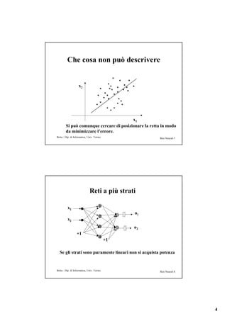 Introduzione Alle Reti Neurali (Marco Botta) | PDF