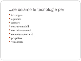 Introduzione a didattica e tecnologie | PPT