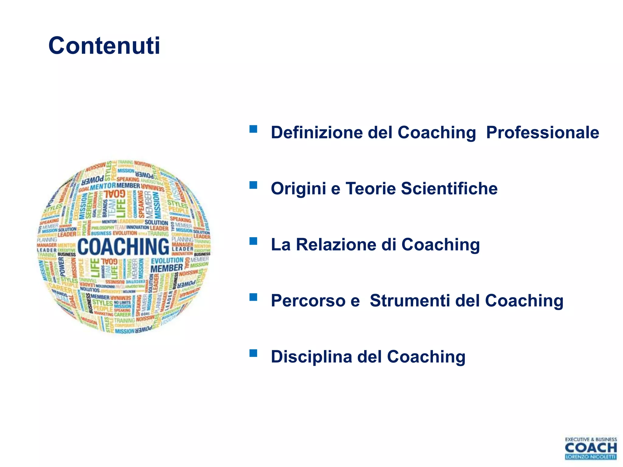 Introduzione al coaching | PPTX