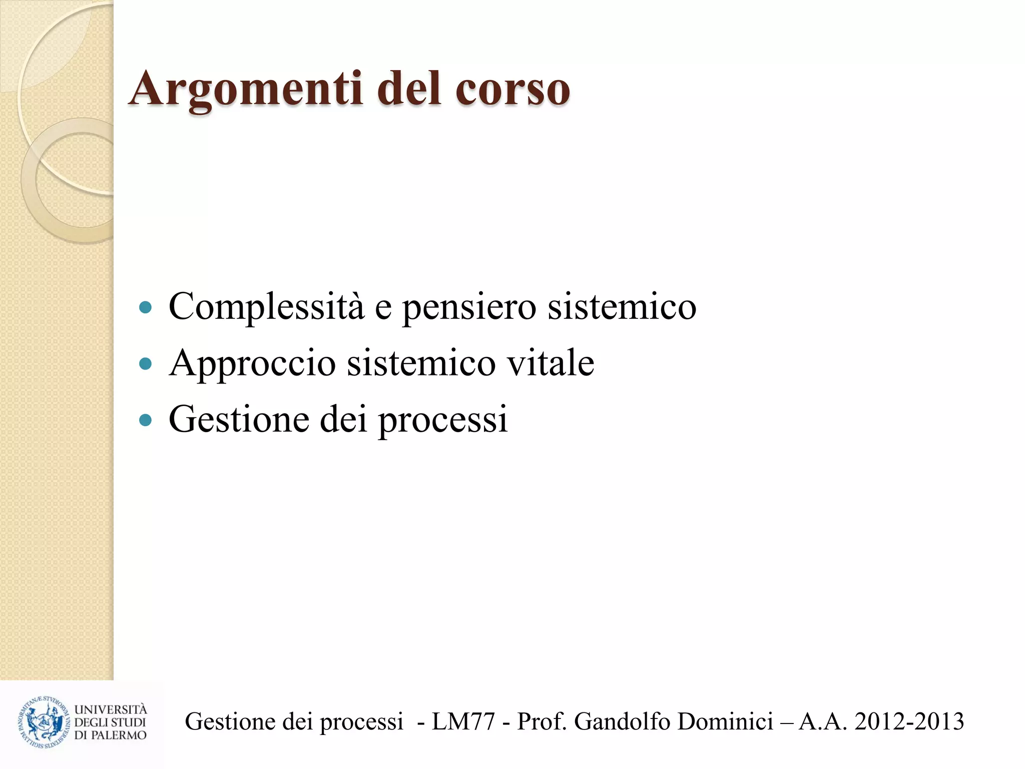 Introduzione al corso Gestione dei processi | PDF | Publishing Industry ...