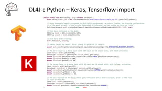 Introduzione al framework dl4j Antonio berti | PPTX