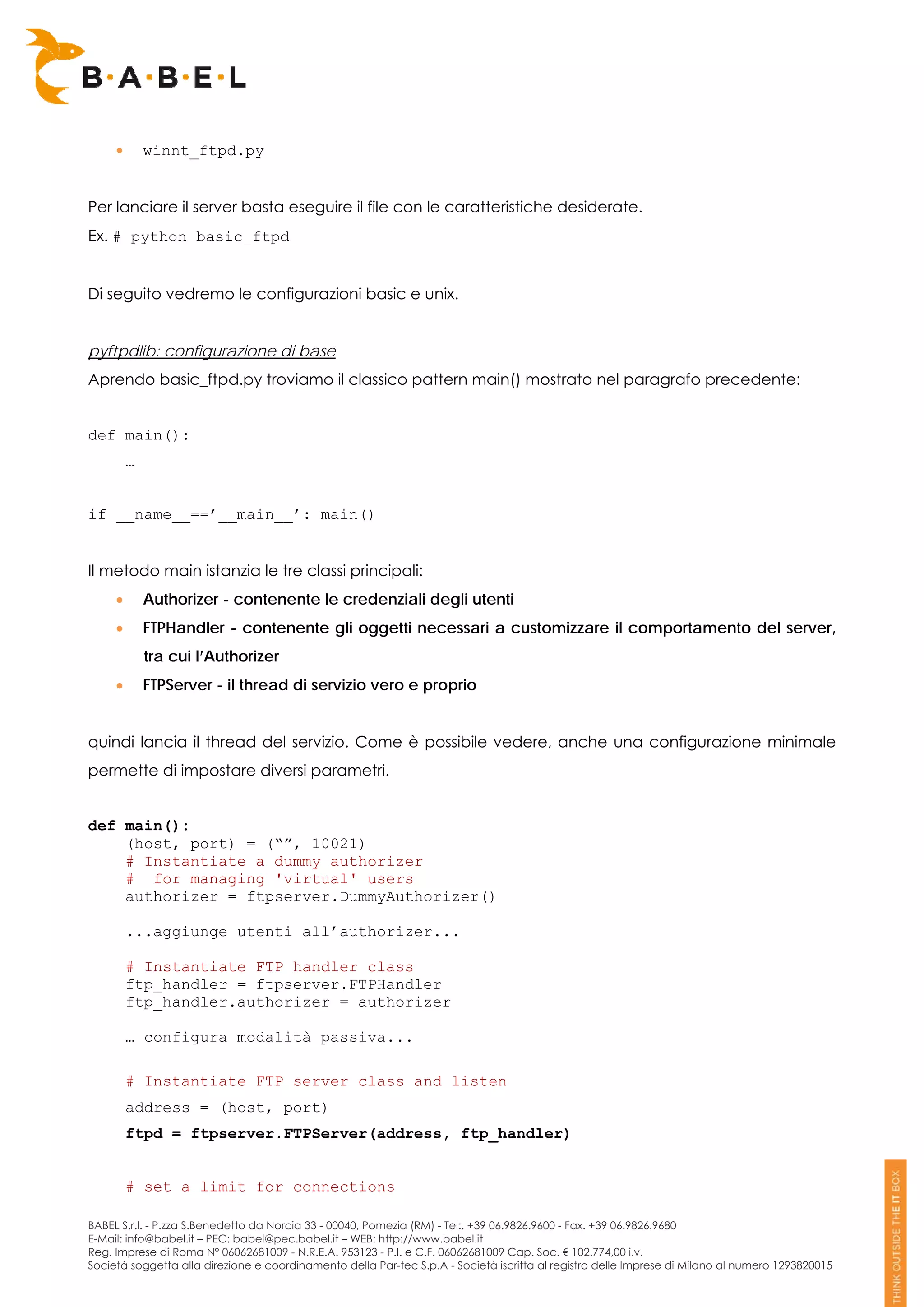 Crittografia e integrazione dei sistemi con Python | PDF