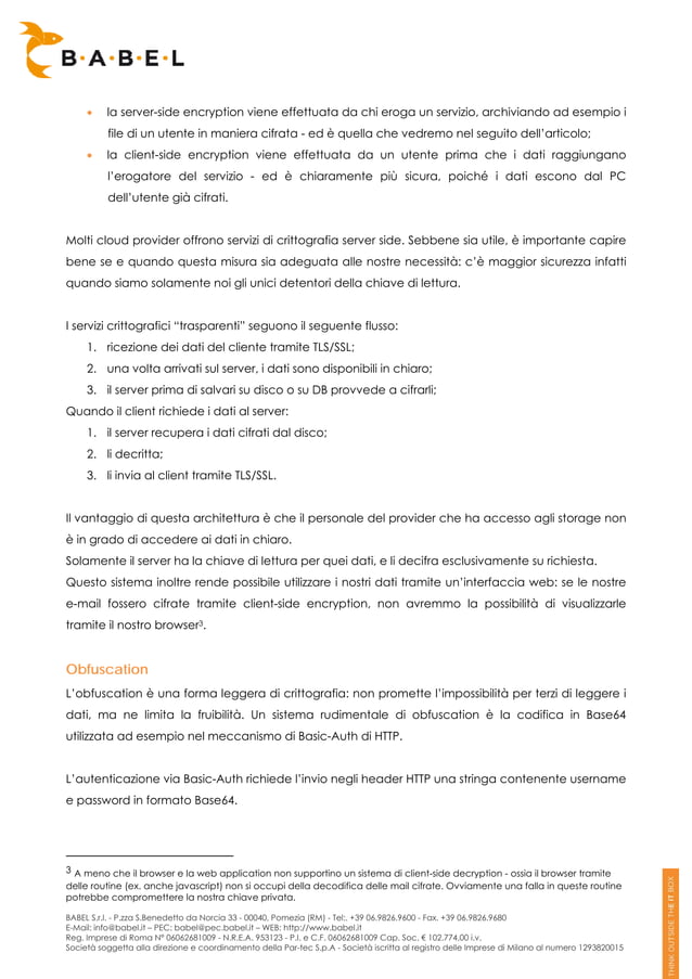 Crittografia e integrazione dei sistemi con Python | PDF