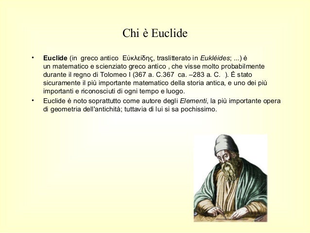 La Geometria Euclidea