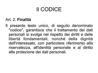 Introduzione alla privacy | PDF