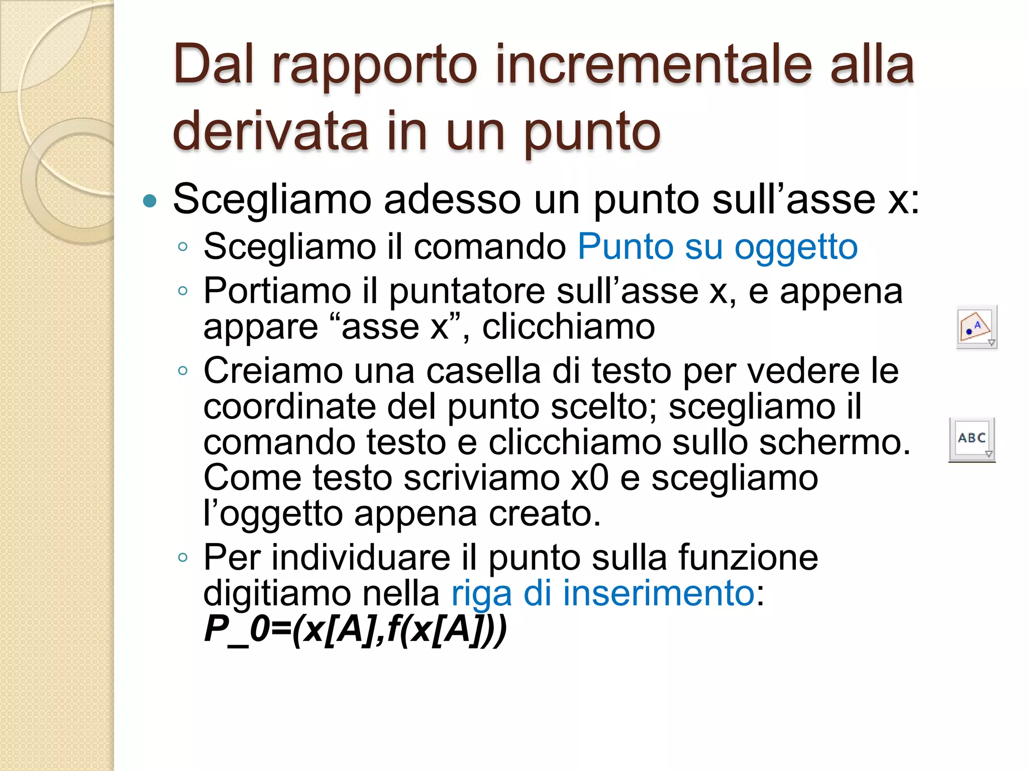 Introduzione alle derivate | PPTX