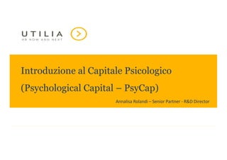 Introduzione allo PsyCap e al Test Pers | PDF
