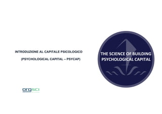 Introduzione allo PsyCap e al Test Pers | PDF