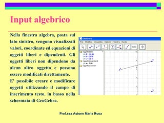 Introduzione all'utilizzo di GeoGebra | PPT