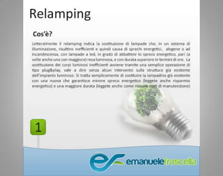 Introduzione al Relamping | PPT
