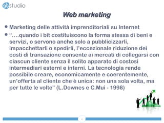 Introduzione al Web Marketing | PPT | Marketing and Advertising | Business