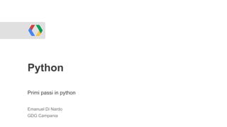 Introduzione a Python | PDF