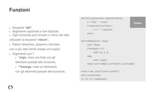 Introduzione a Python | PDF | Programming Languages | Computing