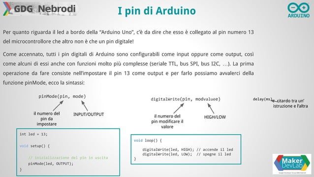 Introduzione Ad Arduino Del Maker Devlab Ppt 