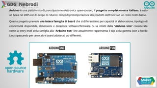 Introduzione ad Arduino del Maker DevLab | PPT
