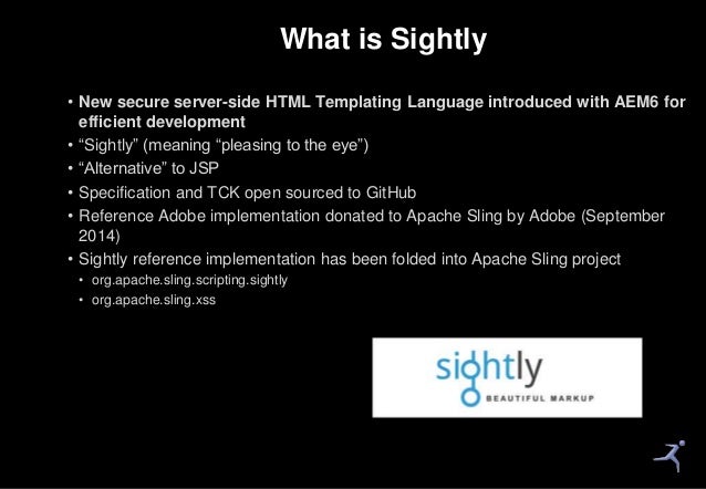 Introduction to Sightly and Sling Models