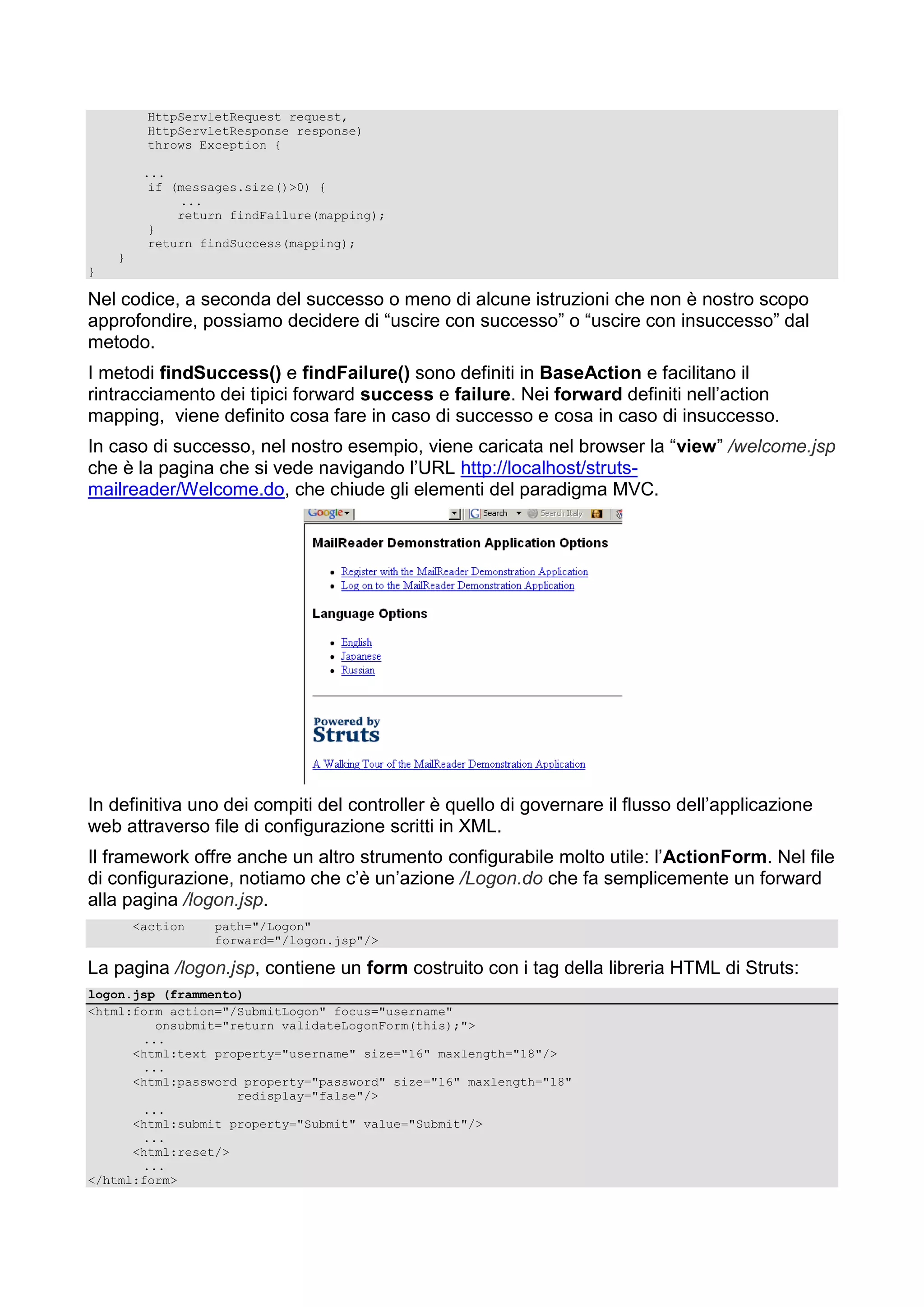 Introduzione a Struts | PDF