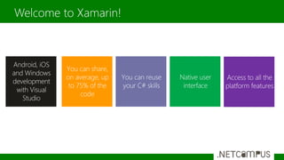 INTRO TO XAMARIN | PPT
