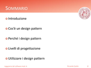 Introduzione ai Design Pattern | PPT