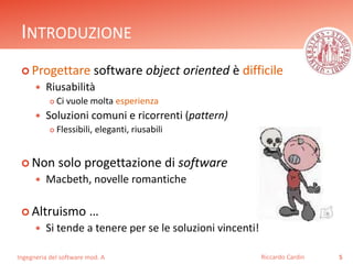 Introduzione ai Design Pattern | PPT