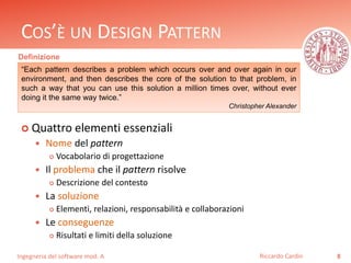 Introduzione ai Design Pattern | PPT