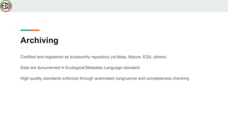 Introduction to the Environmental Data Initiative (EDI) | PPT