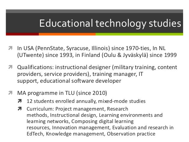 Introduction to educational technology Introduction to educational technology