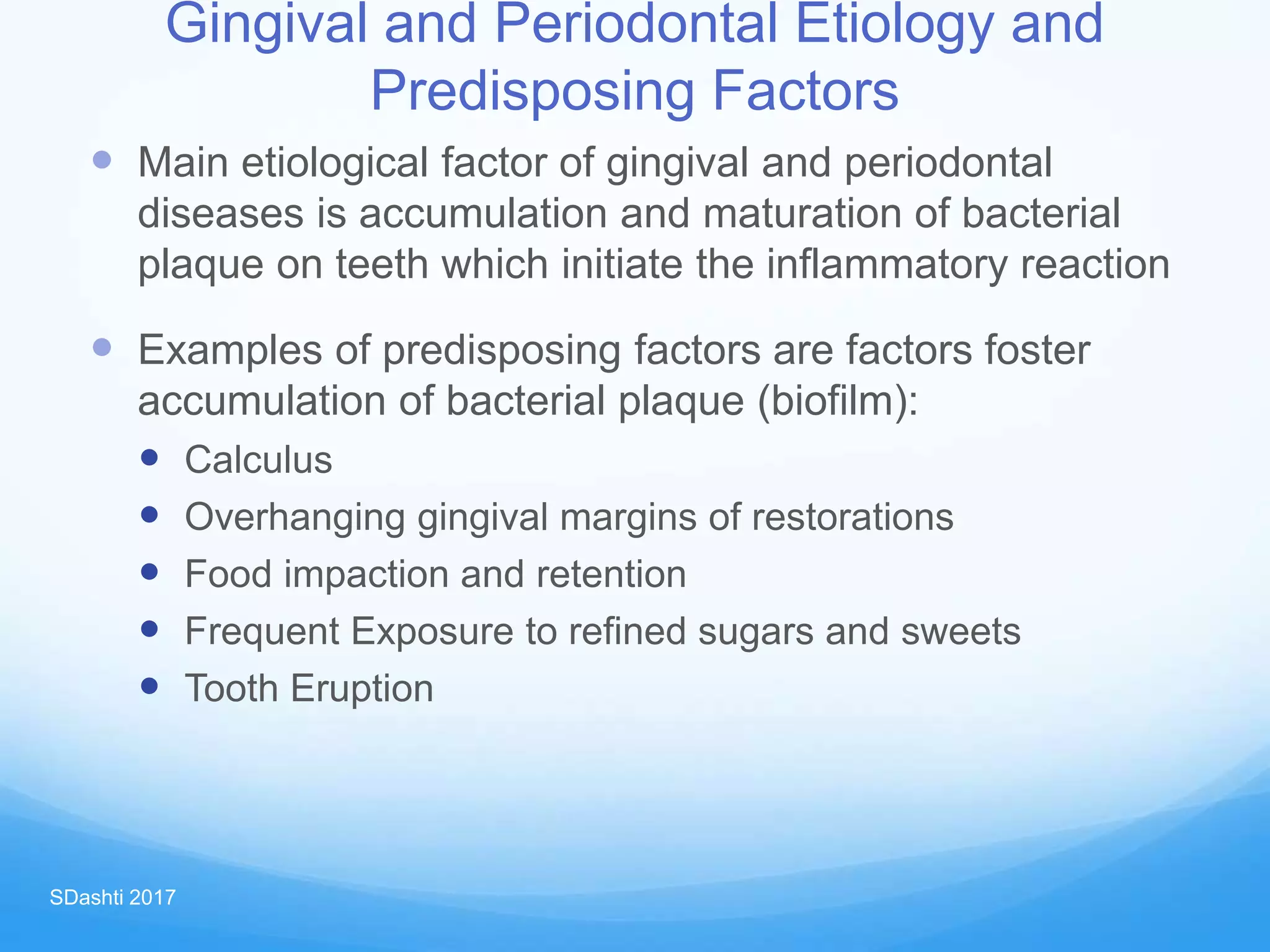 Intro eight gingival and periodontal diseases | PPTX