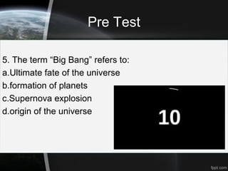 Origin of the Universe and the Solar System | PPT