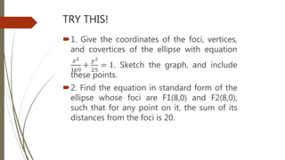 ellipse (An Introduction) | PPTX | Physics | Science