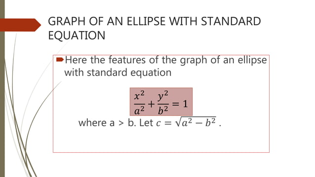 ellipse (An Introduction) | PPTX | Physics | Science