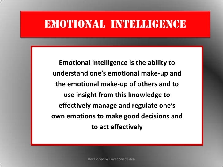 Introduction to Emotional Intelligence