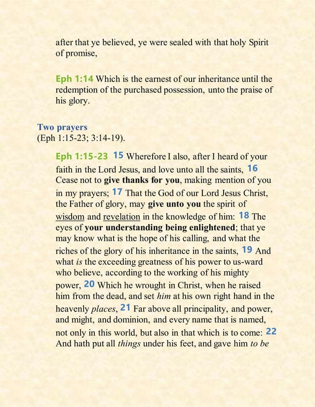 Intro Ephesians | PDF