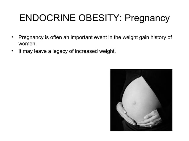 Intro & etiology of obesity | PPT