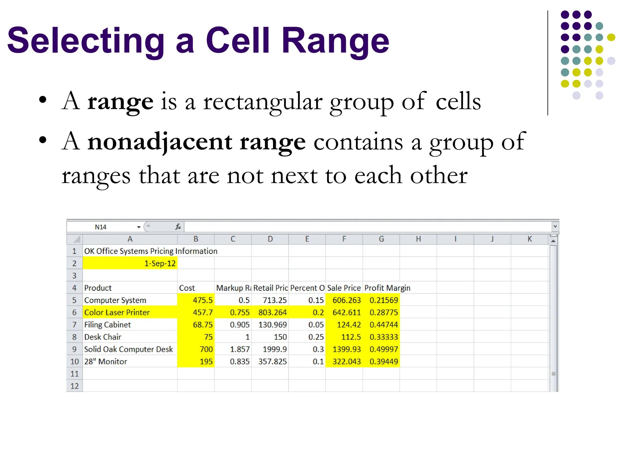 Introduction of Excel and describe the excel | PPT