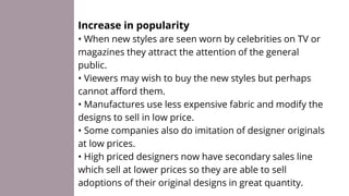 INTRODUCTION TO FASHION | PPTX