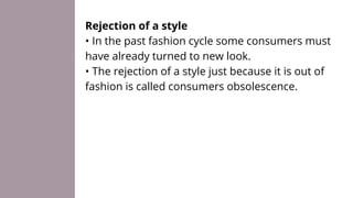 INTRODUCTION TO FASHION | PPTX