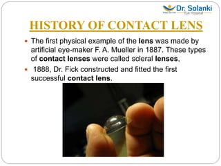 Introduction of contact lens | PPTX