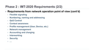 Network Architecture Work in ITU Focus Group IMT-2020 | PPTX