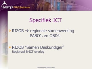 Intro Fontys PABO Eindhoven | PPT
