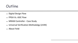 Digital Design Flow | PPTX | Programming Languages | Computing