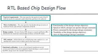 Digital Design Flow | PPTX | Programming Languages | Computing