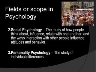 Intro for psychology BSc Nursing UNIT 1st | PPTX