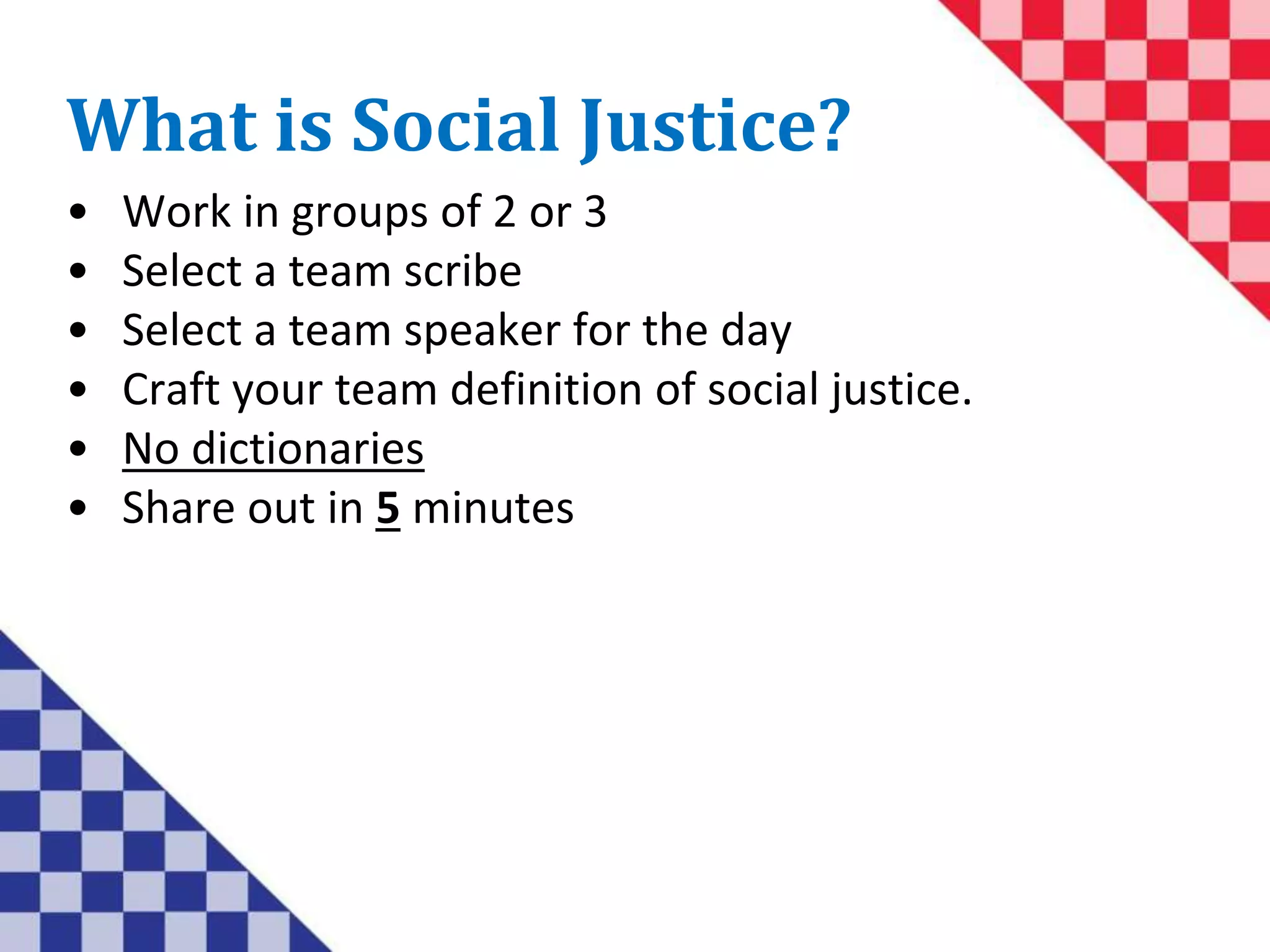 Intro for Social Justice Leadership Series | PPT