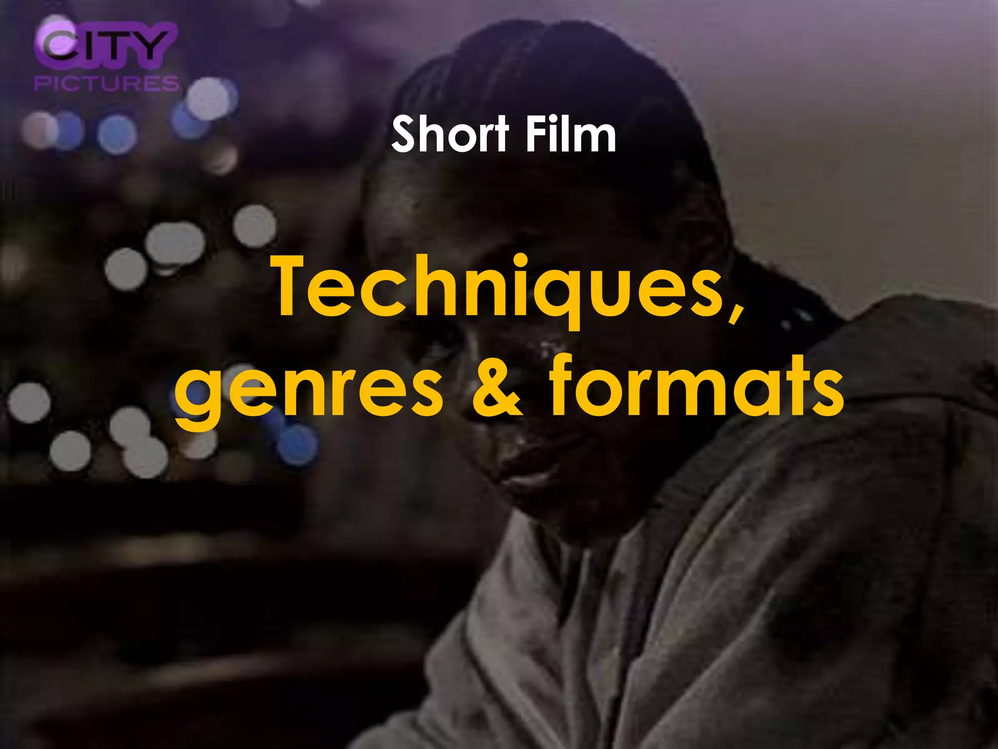 Single Camera filming: an Introduction to genre, formats and uses | PPT