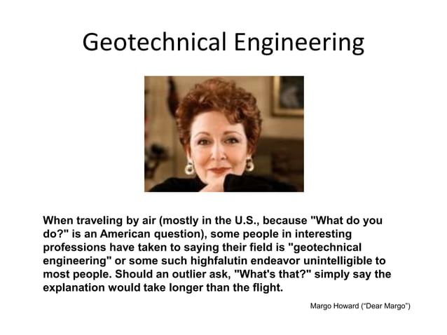 Introduction to Geotechnical Engineering SU - Fall 2015 | PPSX | Civil ...