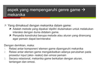 INTROGG_KM303_06_GAME GENRE & GAMEPLAY STYLES.ppt